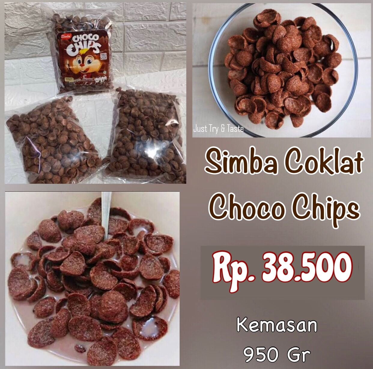 Simba Choco Chips Coklat 950Gr | KedaiOnline.id